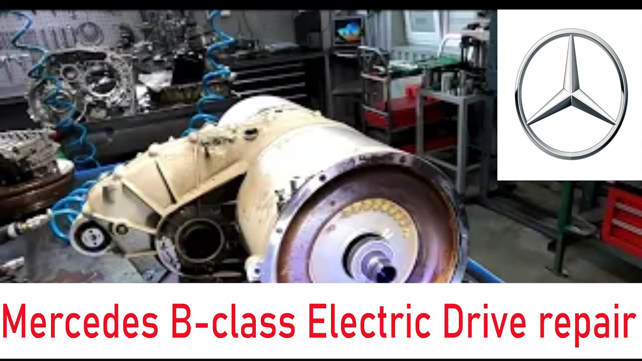 Repair and disassembly of Tesla motor (Mercedes B-class Electric Drive ...