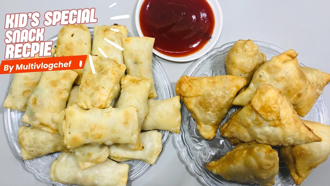 Crispy Potato and Egg Roll Samosa Recipe 🥟 | Homemade Indian potato ...