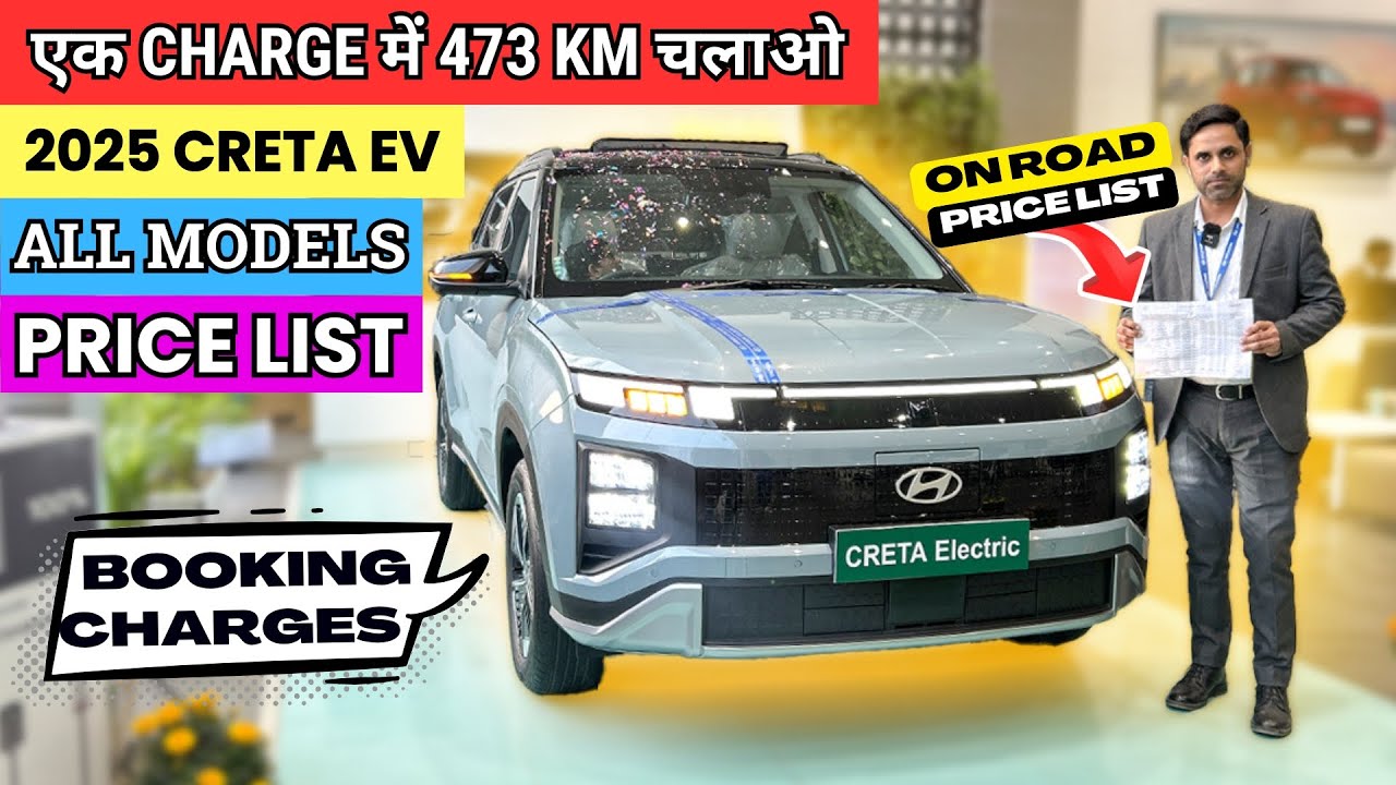 Hyundai Creta EV All Variants Price List | Executive, Smart, Premium ...
