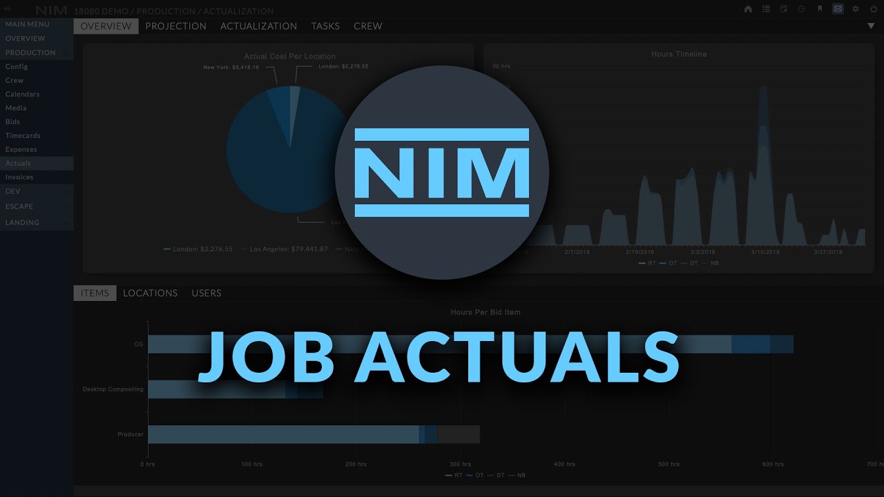 NIM - Job Actuals - YouTube