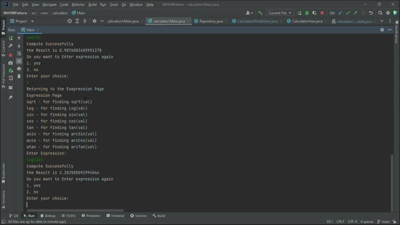 Calculator Console Application - YouTube