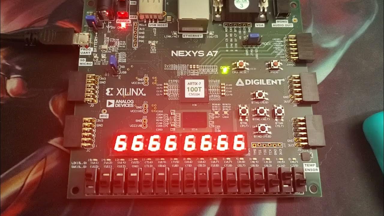 Simple Computer on Nexys A7 FPGA - YouTube