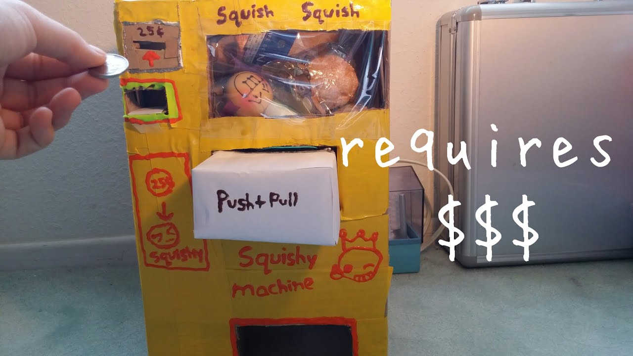 SQUISHY VENDING MACHINE-Requires $ - YouTube