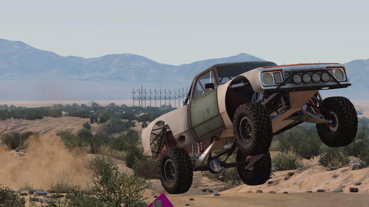 Tom's BeamNG Prerunner on Hidalgo. - YouTube