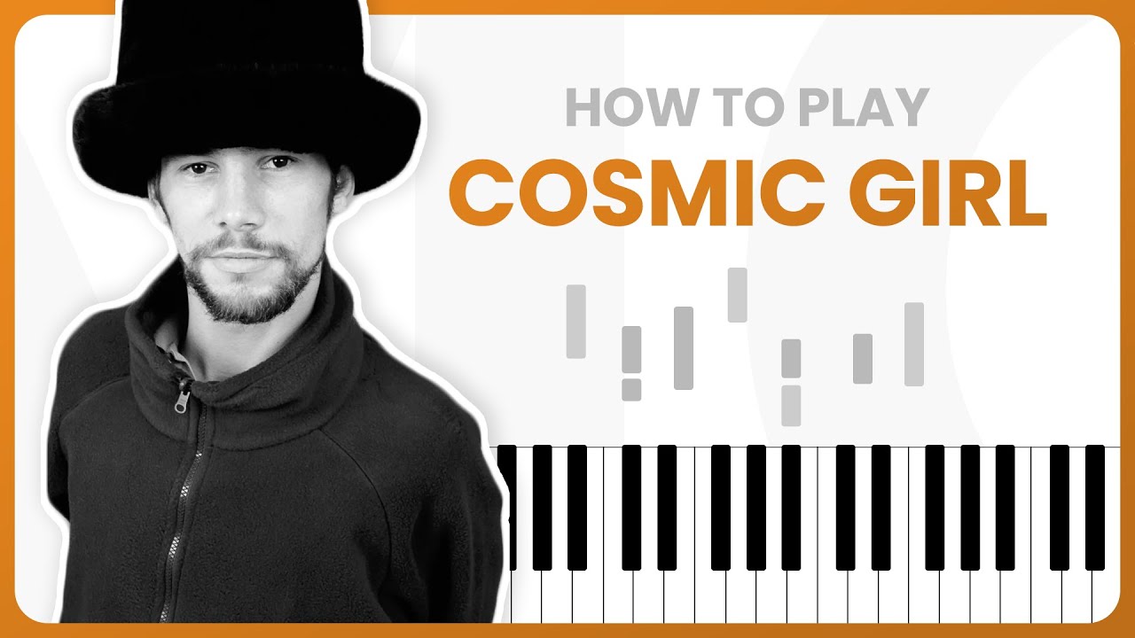 Cosmic Girl - Jamiroquai - PIANO TUTORIAL (Part 1) - YouTube