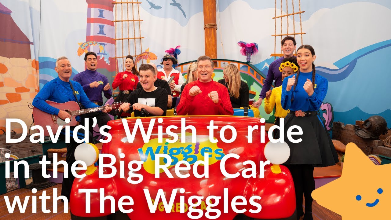 David's wish to meet The Wiggles and ride in the big red car comes true ...