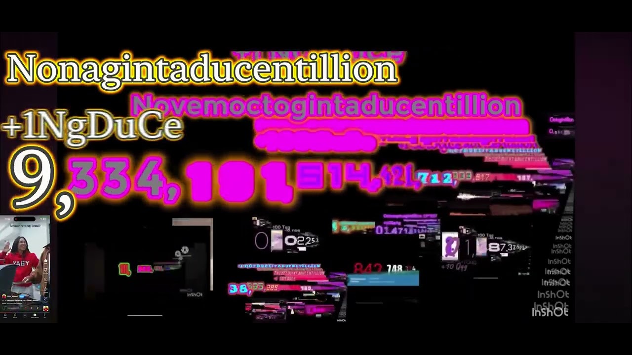 Numbers 0 to 1 unnonagintaducentillion (291/300) Trucentillion @Logo ...