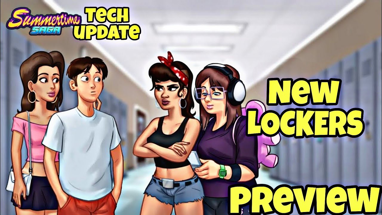 NEW SCHOOL LOCKERS, SCENE AND MORE- Summertime Saga Tech Update (part 6) - YouTube