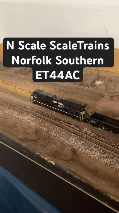 N Scale ScaleTrains Norfolk Southern ET44AC #shorts #scaletrains #nscale #norfolksouthern #et44 ...