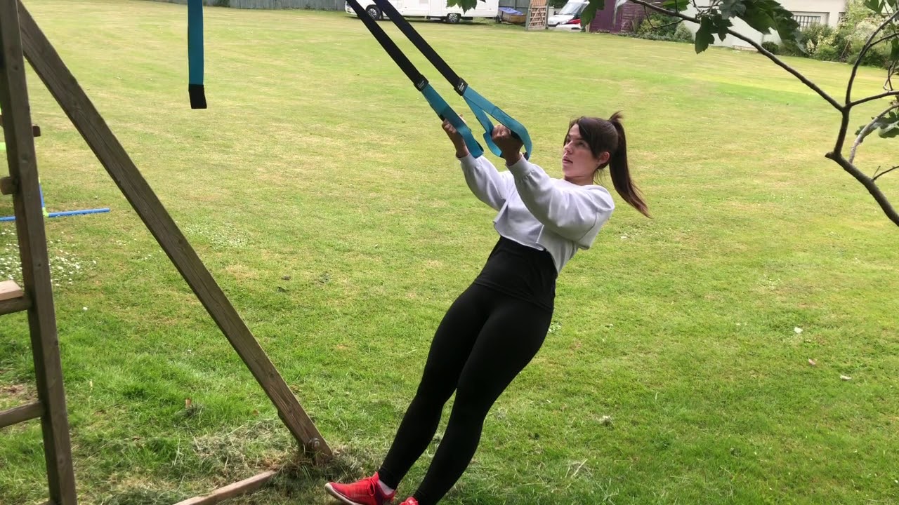 TRX Reverse grip row - YouTube