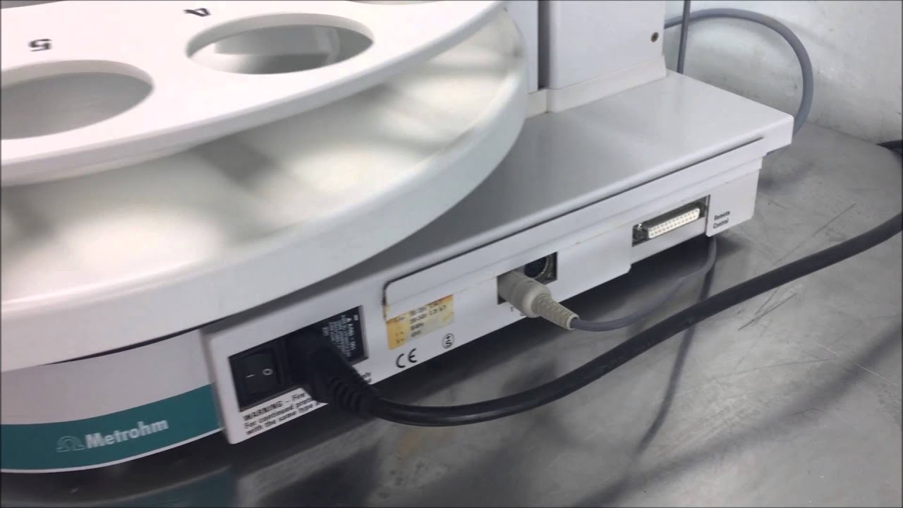 Metrohm 730 Sample Changer The Lab World Group - YouTube