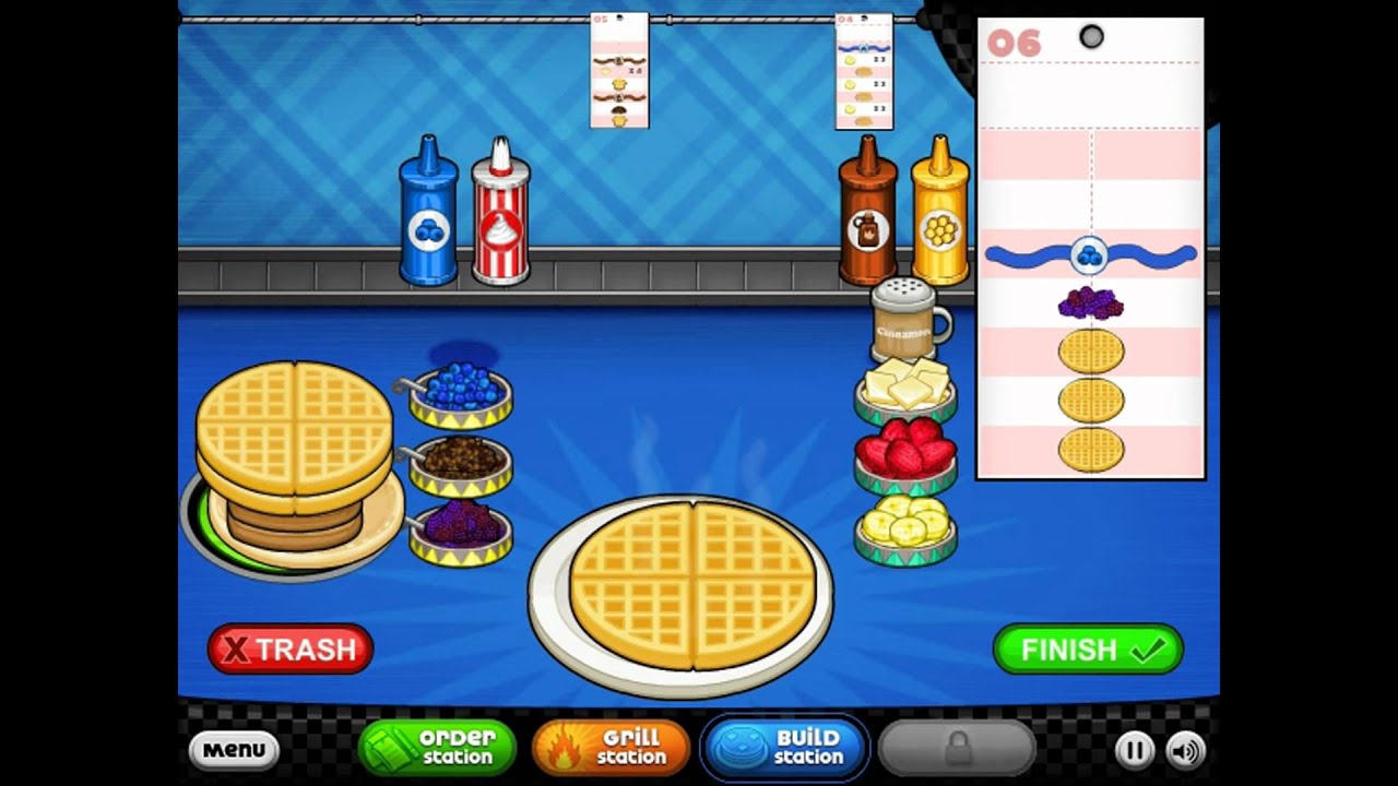 Papa's Pancakeria Gameplay (HD) - YouTube