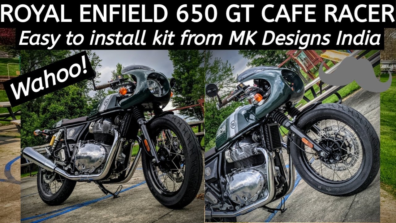 Royal Enfield Cafe Racer Kit Gt 650 Youtube