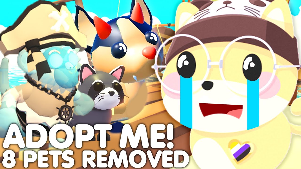⚠️*REMOVED* ADOPT ME REMOVING ALL THESE 8 PETS FOREVER!😢👋(PLAYERS SAD ...