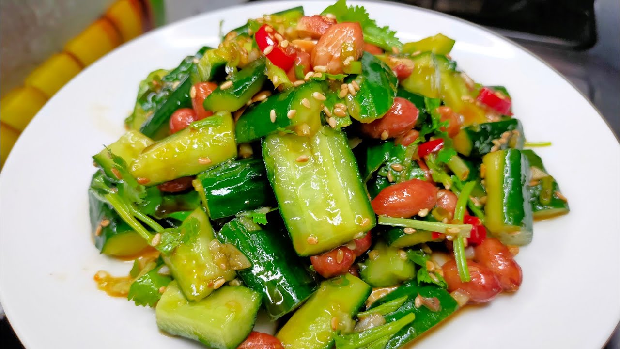CHINESE STYLE acar timun simple asam asin || Resep acar timun Chinese ...