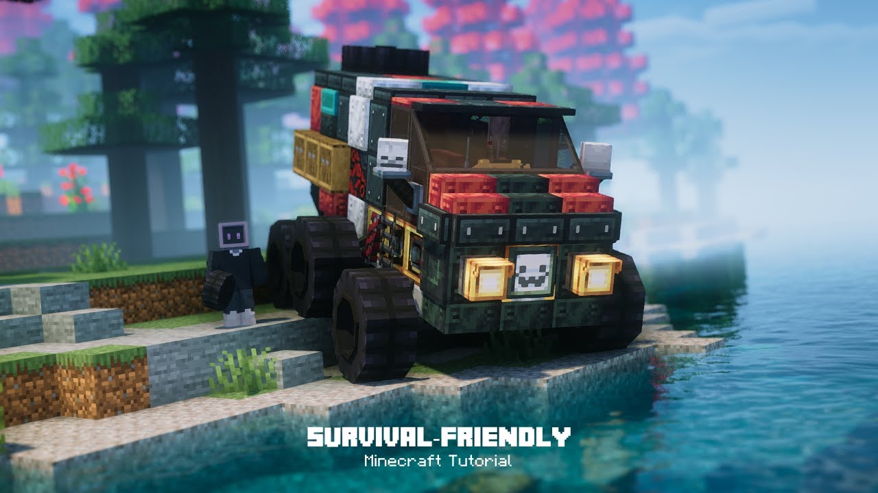 Minecraft ultimate Adventure Vehicle Tutorial ( Survival Friendly ...