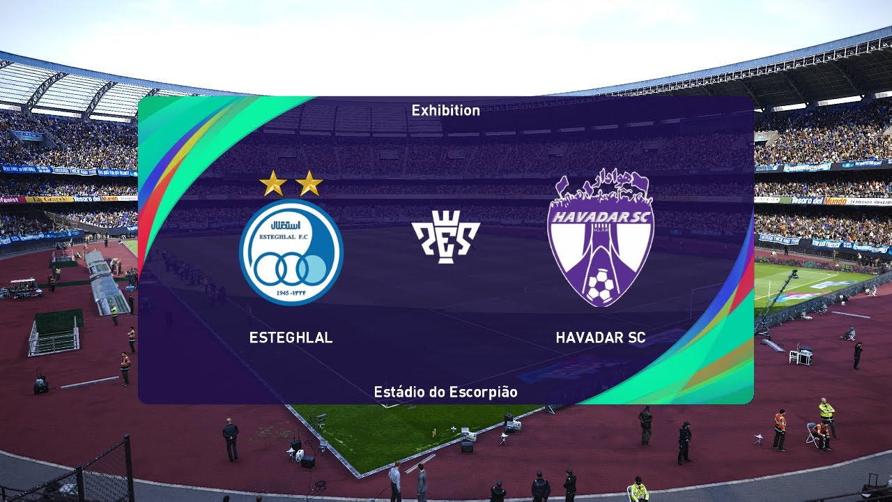 Esteghlal FC vs Havadar (15/04/2023) Persian Gulf Pro League PES 2021 ...