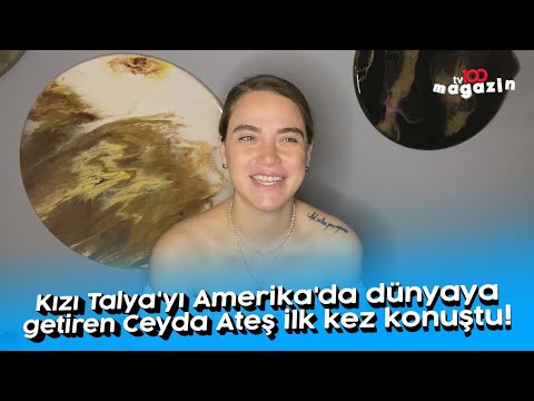 Kızı Talya'yı Amerika'da dünyaya getiren Ceyda Ateş ilk kez konuştu!