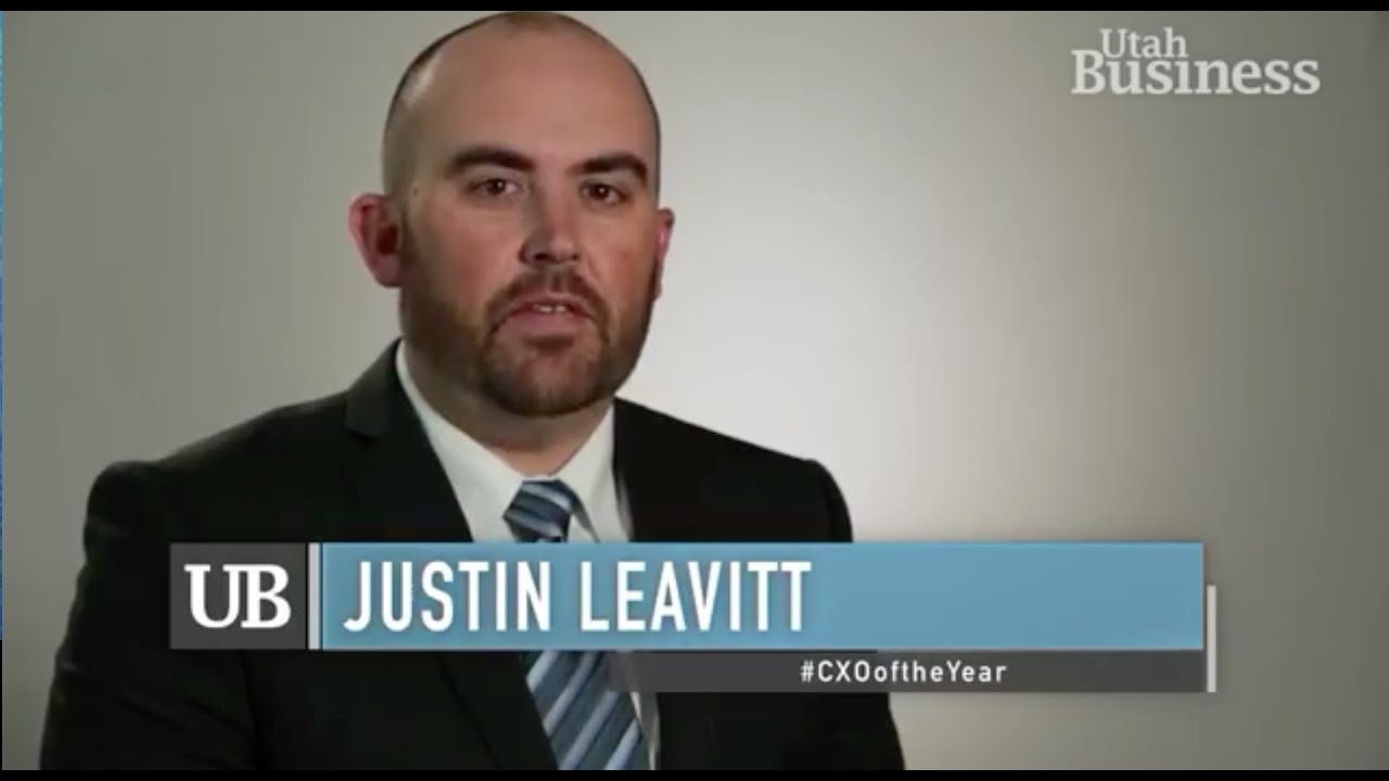 Justin Leavitt: CXO of the Year - YouTube