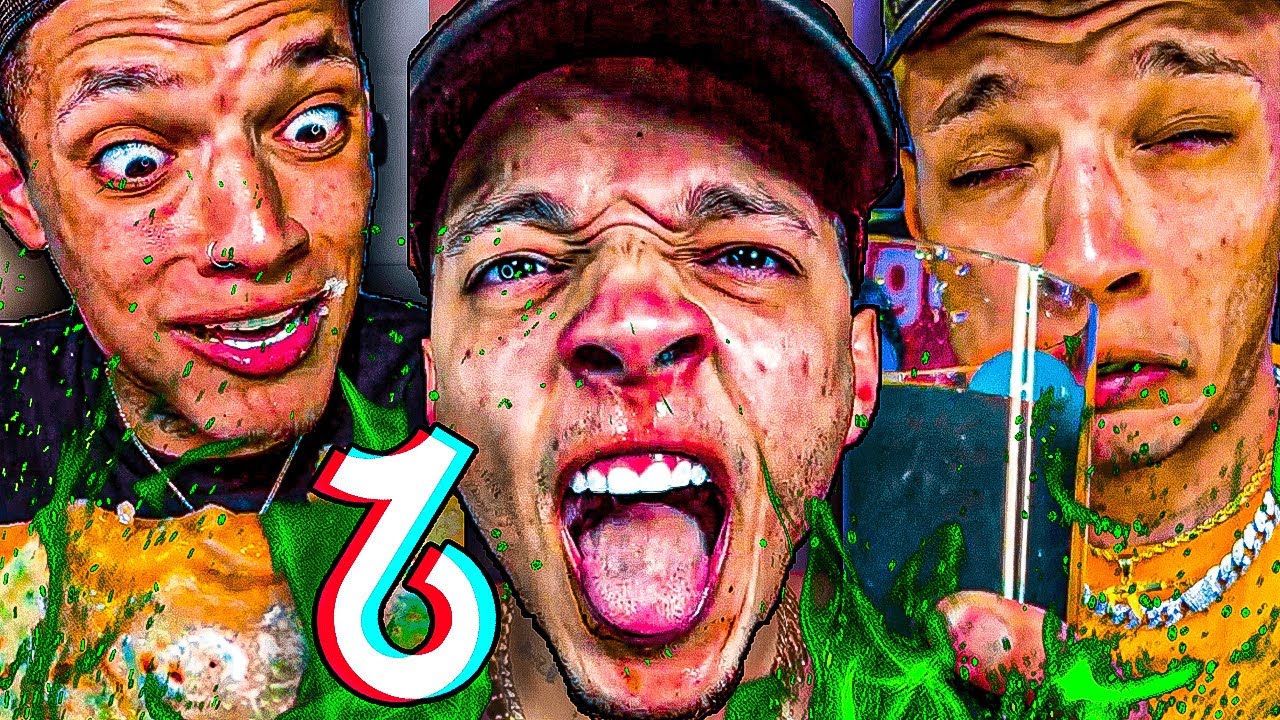 Extreme Sour King Drew Tiktok Challenges! - YouTube