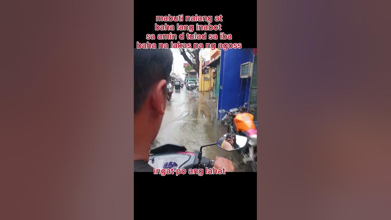 baha mabuti nalang at baha lang sa amin di tlad sa iba baha na malakas pa ang agos ingat po mga ...
