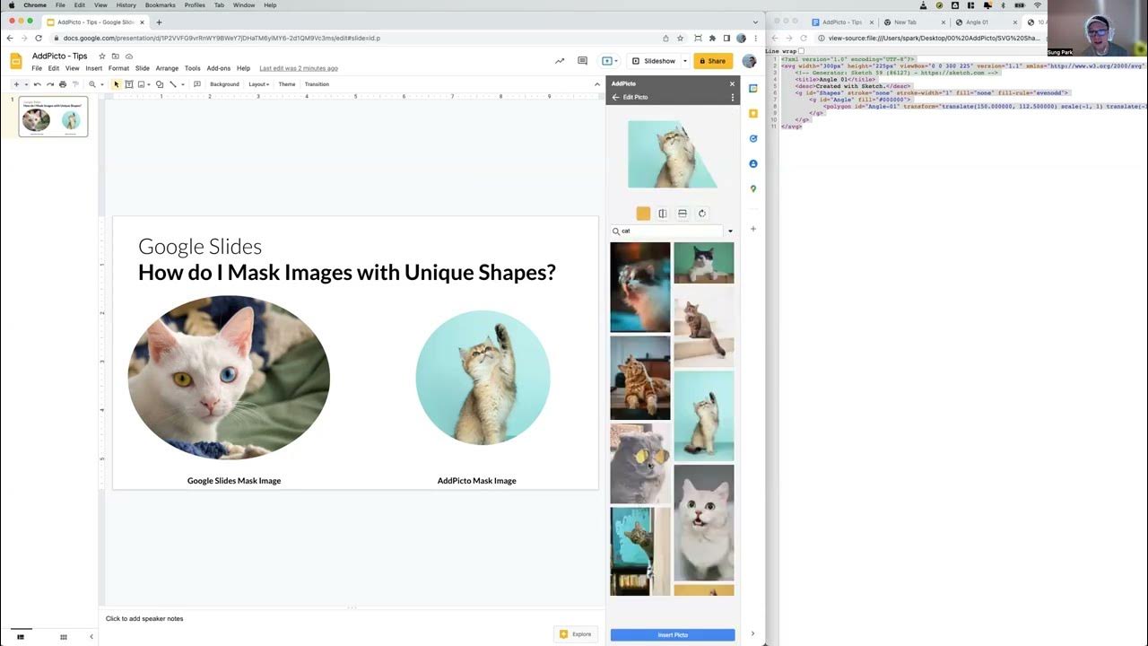 Tutorial: Google Slides Masking Image into Unique Shapes - YouTube