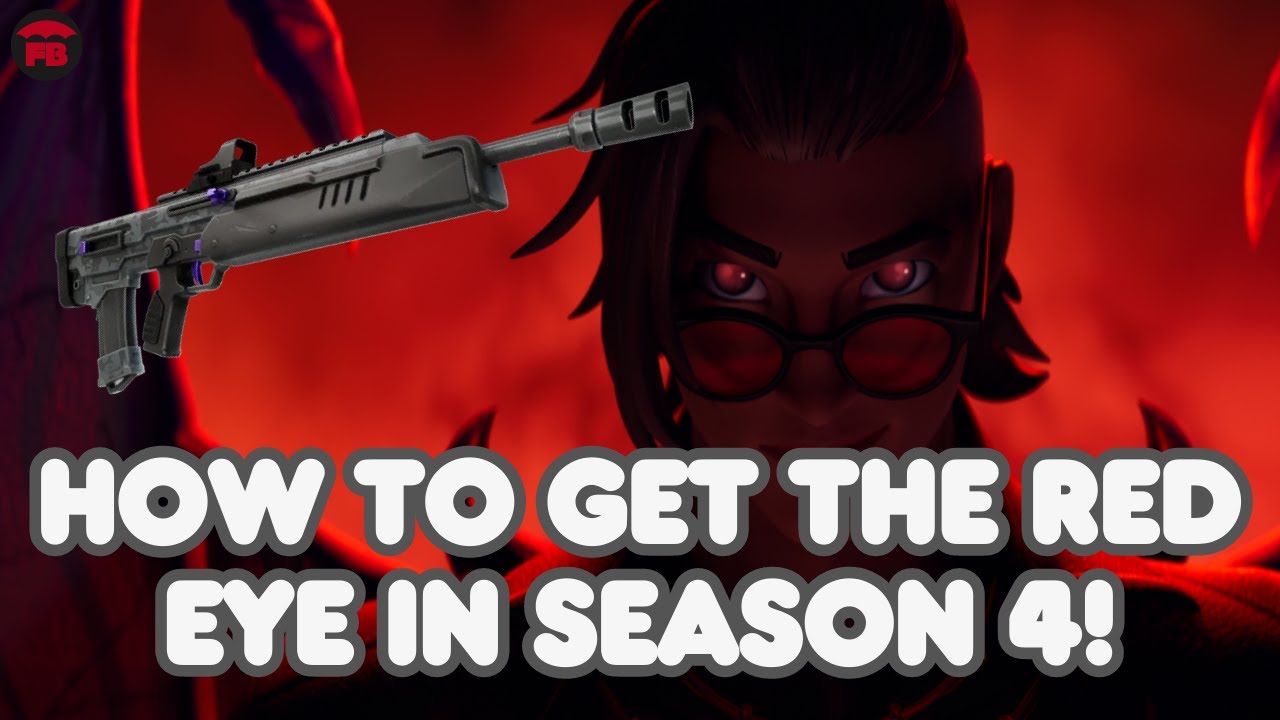 How to Get the RED EYE AR in Fortnite Season 4! - YouTube