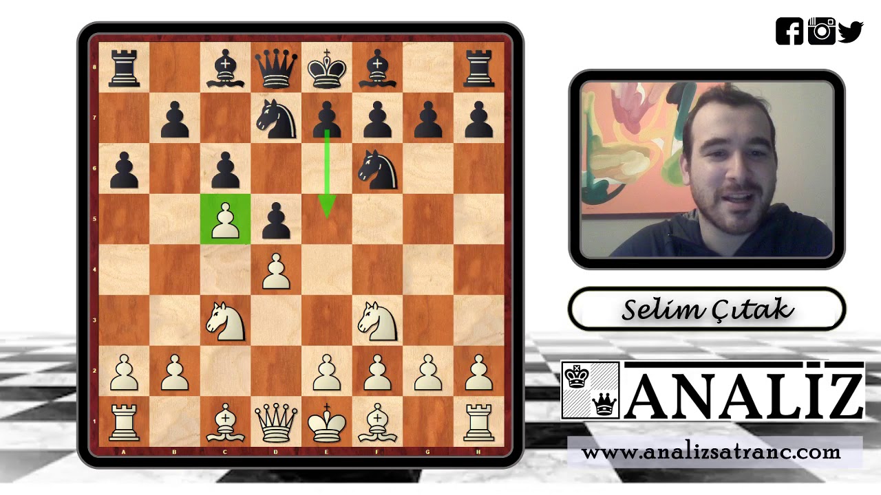 Slav Savunması: Chebanenko 4.Af3 a6 - YouTube