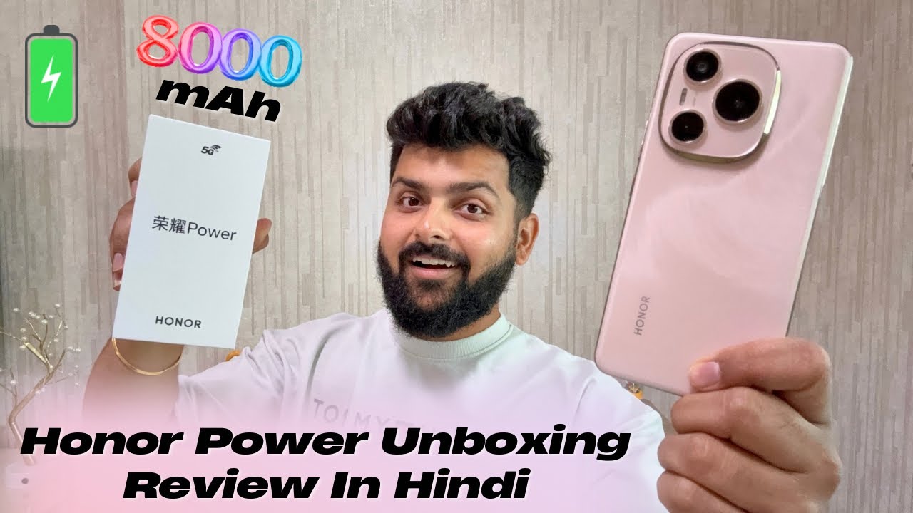Honor Power Unboxing & Review - 8000mAh Battery, Snapdragon 7 Gen 3 At ...