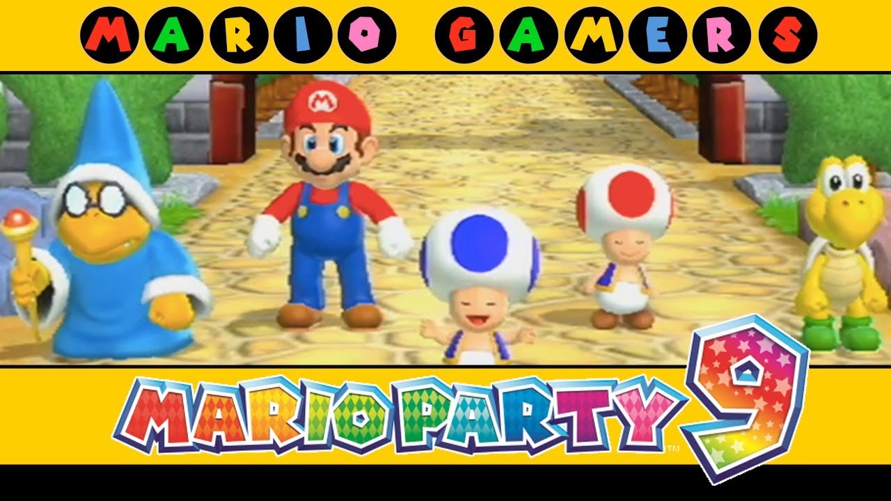 Mario Party 9 - Garden Battle (Magikoopa, Mario, Toad & Koopa) - YouTube