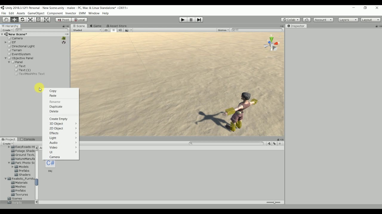Unity Create Simple Objective Panel Youtube 2030