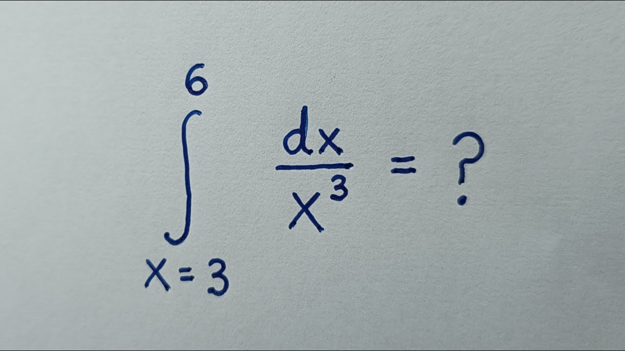 A Nice Integral Problem - YouTube