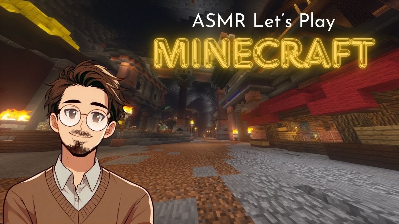 ASMR Minecraft Mine Digging. Soft Spoke Gameplay with Some Relaxing ...