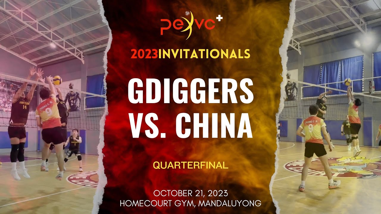 PExVC+ 2023 Invitationals: Quarterfinal - GDiggers Vs. China - YouTube