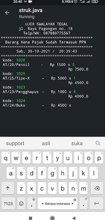 Program struk di Java N-Ide android | Java Program - YouTube