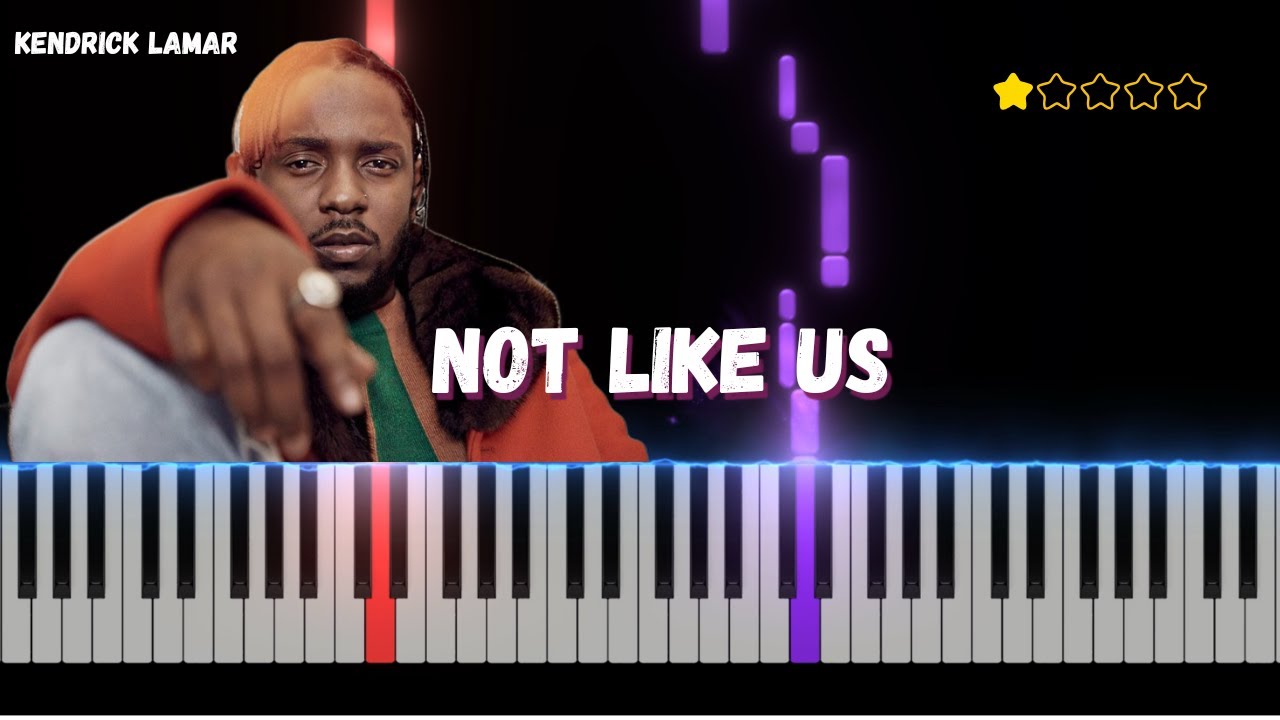 Not Like Us - Kendrick Lamar︱Easy Piano Tutorial - YouTube