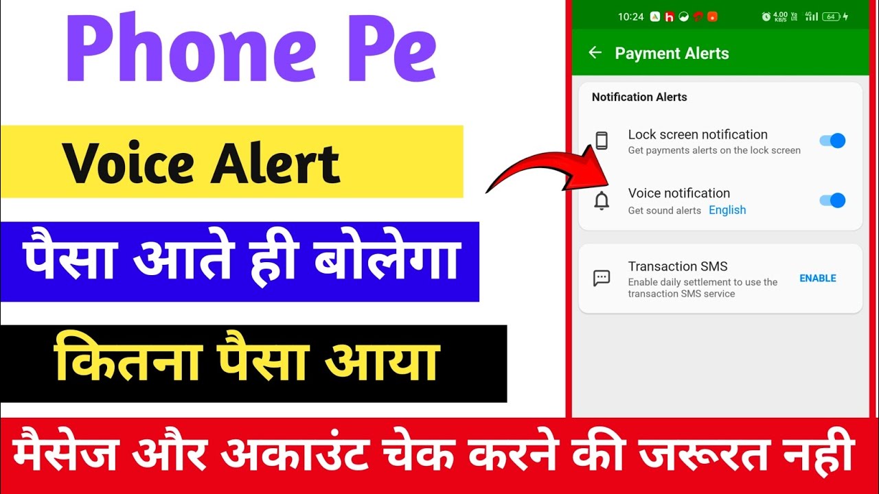 Phone Pe Voice Notification Chalu Kaise Karen। How To Enable Phone Pe ...