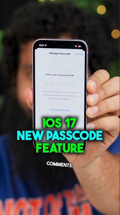 Never forget your iPhone passcode with iOS 17 #shorts - YouTube