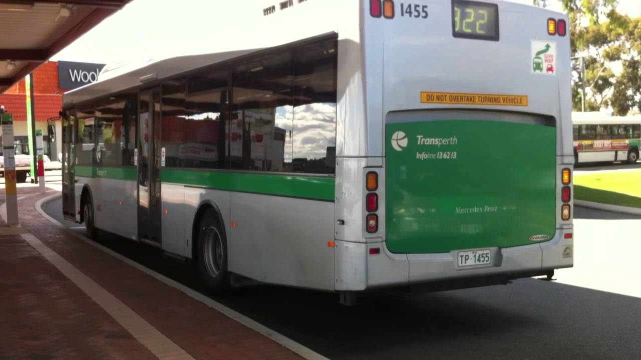 Transperth, TP1455, Mercedes Benz OC500 LE (Diesel) (ZF) Taking Off ...
