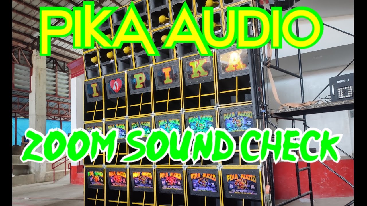 PIKA AUDIO ZOOM SOUND CHECK - YouTube