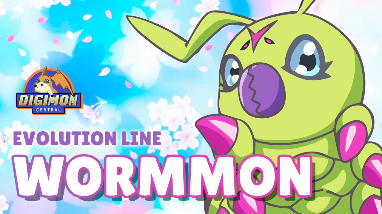 Wormmon Evolution Line - YouTube
