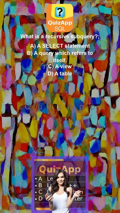 SQL What is a recursive subquery - YouTube