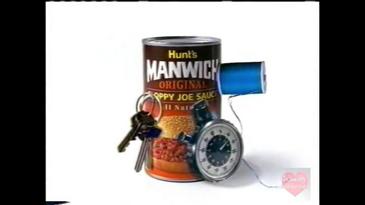 Hunt's Manwich Sloppy Joe Sauce | Television Commercial | 2001 - YouTube