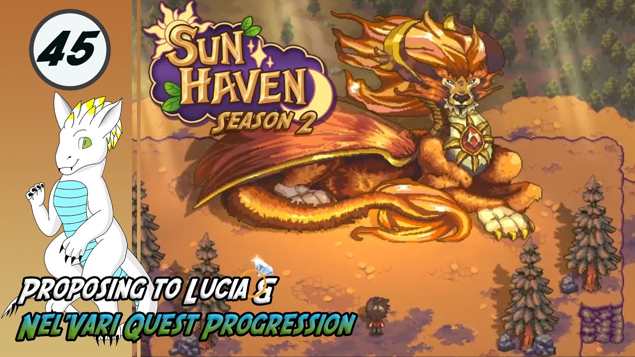 Proposing to Lucia & Nel'Vari Quest Progression || Let's Play Sun Haven ...