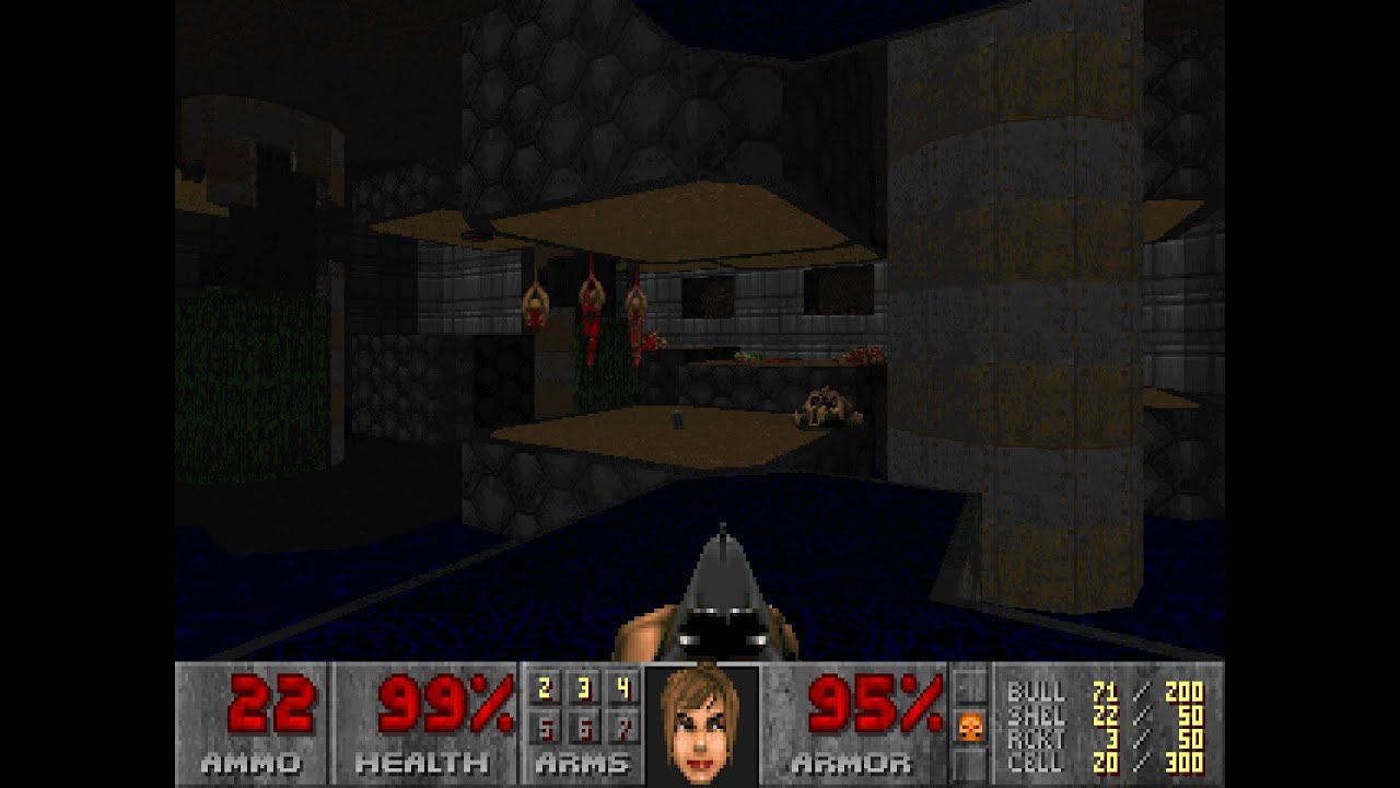 DOOM II - New Wad - Colour of Ineption - UV - First Try - YouTube