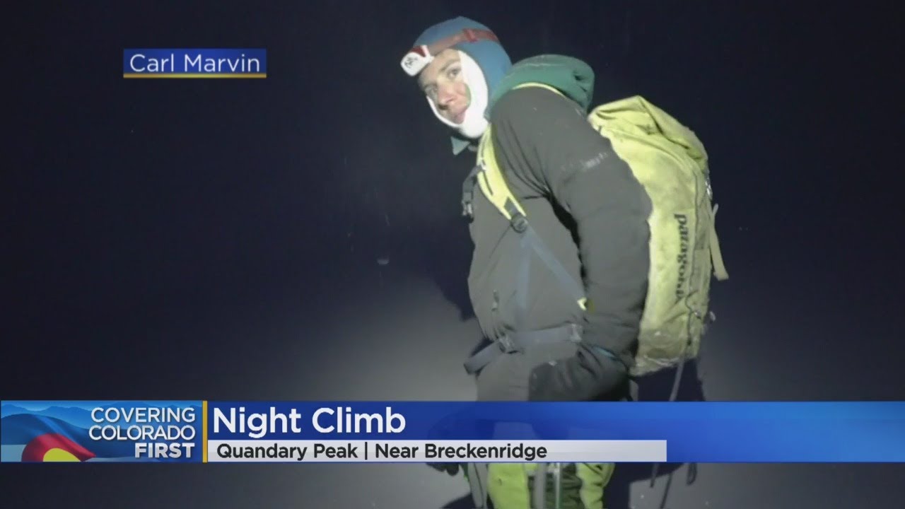 2 Coloradans Climb Quandary Peak At Night, In The Middle Of Winter ...