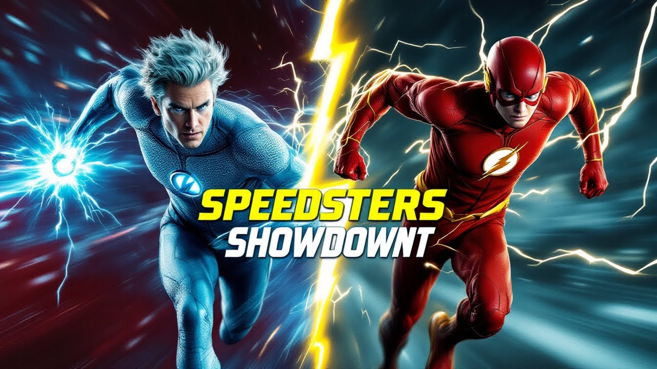 Quicksilver vs Flash Who's the Fastest Speedster in Movies - YouTube
