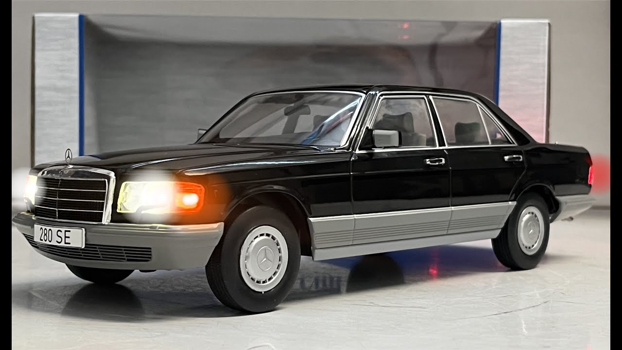 MCG - Custom LIT Diecast Mercedes-Benz W126 S-Class Modified WORKING ...