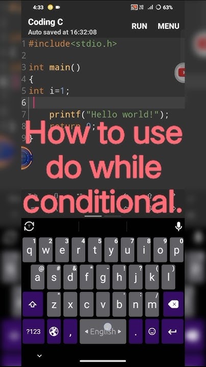 #program #coding #mobile #mobile #code #html #python#java#How to use Loop do while conditional ...
