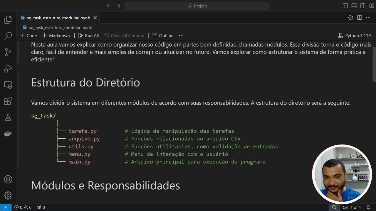 Como Modularizando o Seu Primeiro Projeto e Python - YouTube